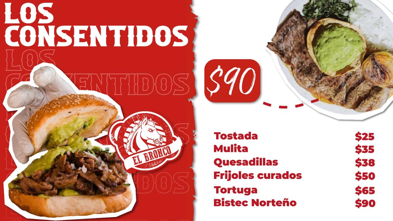 Menú – Tacos El Bronco